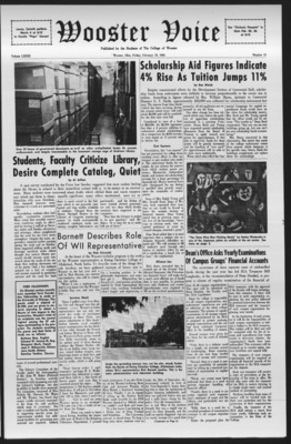 "The Wooster Voice (Wooster, OH), 1965-02-19" by Wooster Voice Editors