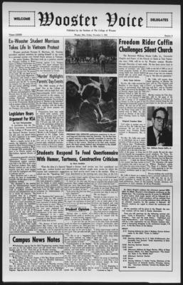 "The Wooster Voice (Wooster, OH), 1965-11-05" by Wooster Voice Editors